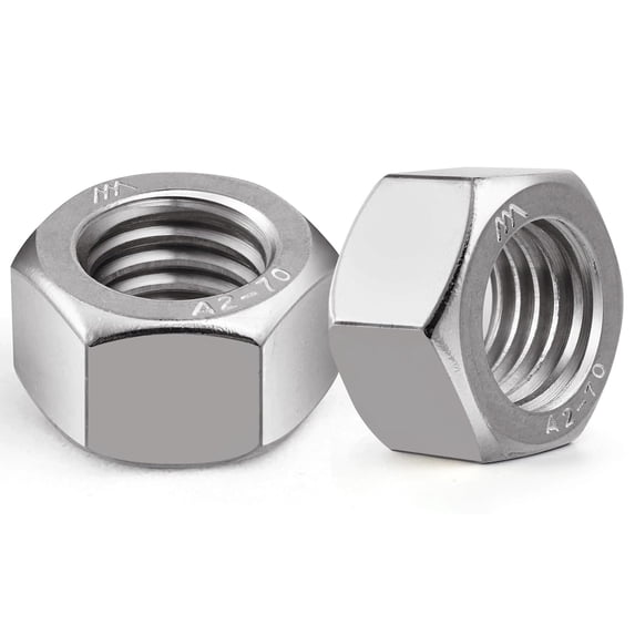 CERPXFF-20pcs M12-1.75 Hex Nuts, 304 Stainless Steel 18-8 External Hex ...