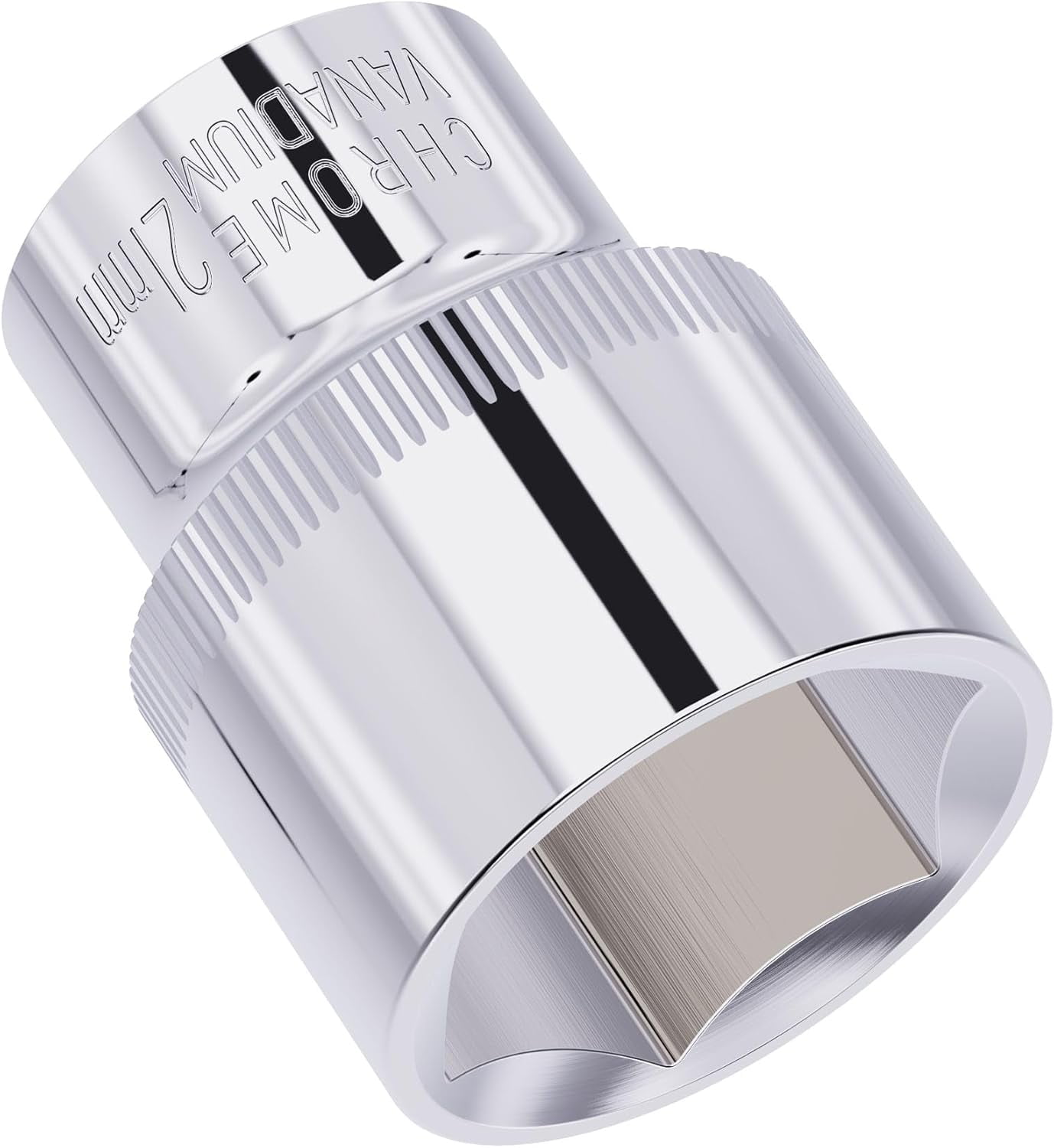 CERPXFF-21mm Shallow Socket, 3/8 Inch Drive, 6-Point, Metric, Heat ...