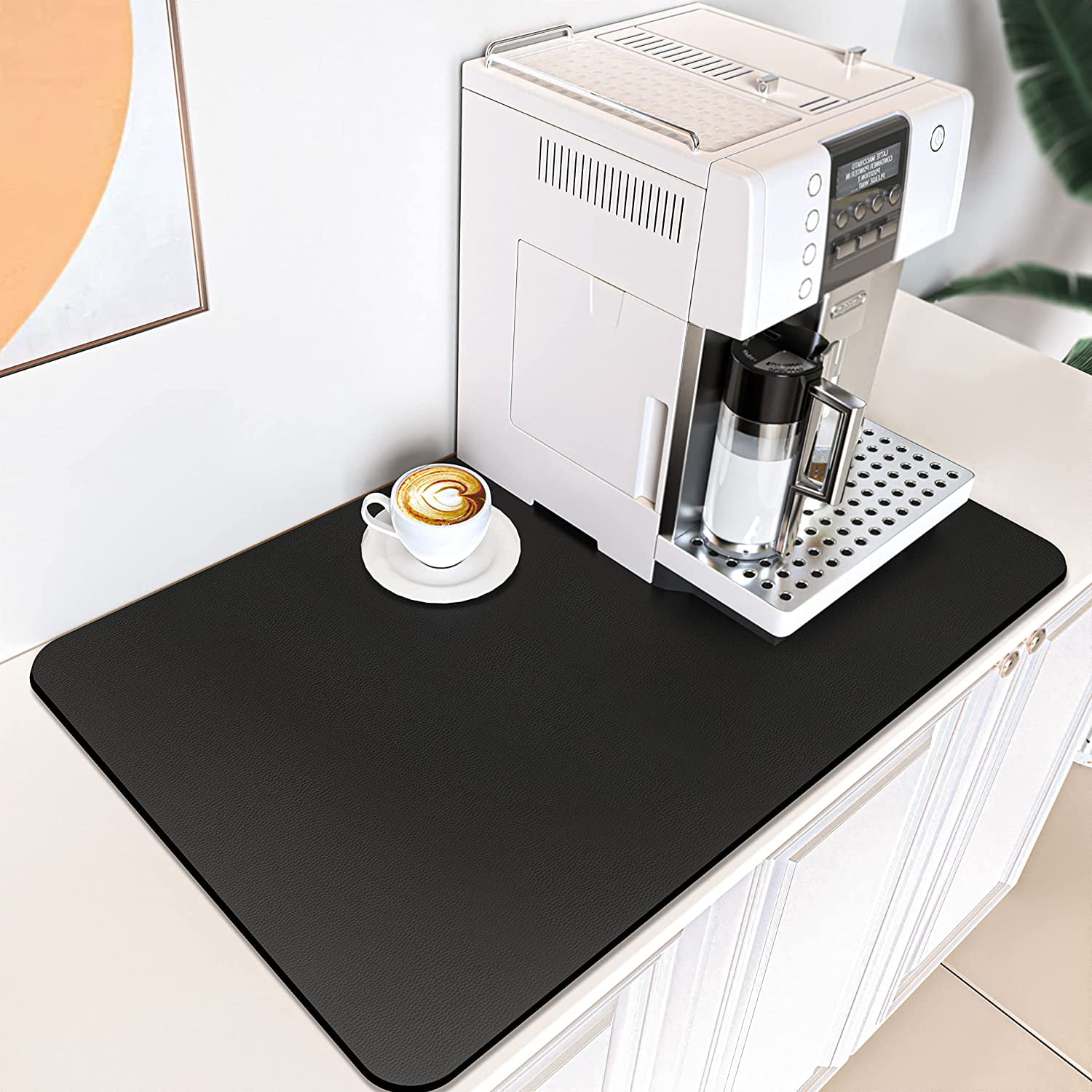 CERPXFF-24"x16" Coffee Mat Large, Coffee Bar Accessories for Countertop ...