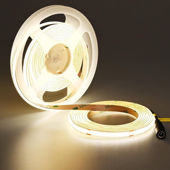 CERPXFF-24V COB LED Strip Lights 4000K Natural White 16.4ft Ultra ...