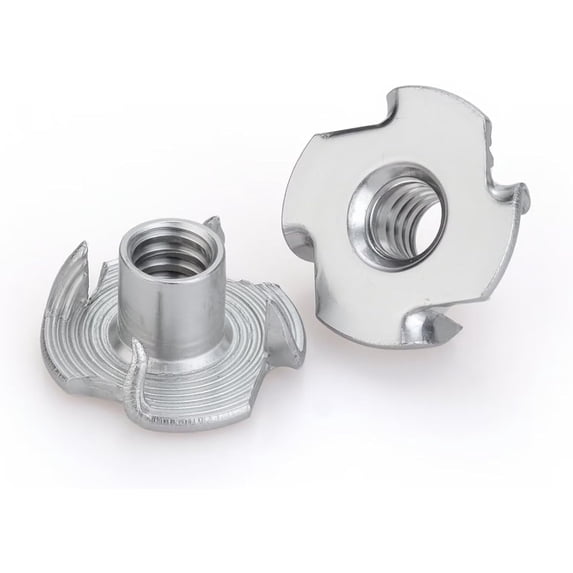 CERPXFF-25 PCS 5/16"-18 T-Nuts 304 Stainless Steel Four-Jaw Tee Nuts ...
