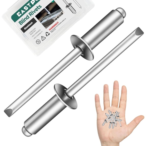 CERPXFF-250 Pcs 3/16" x 1/2" Aluminum Blind Pro Rivets, 5 x 13mm Pop ...