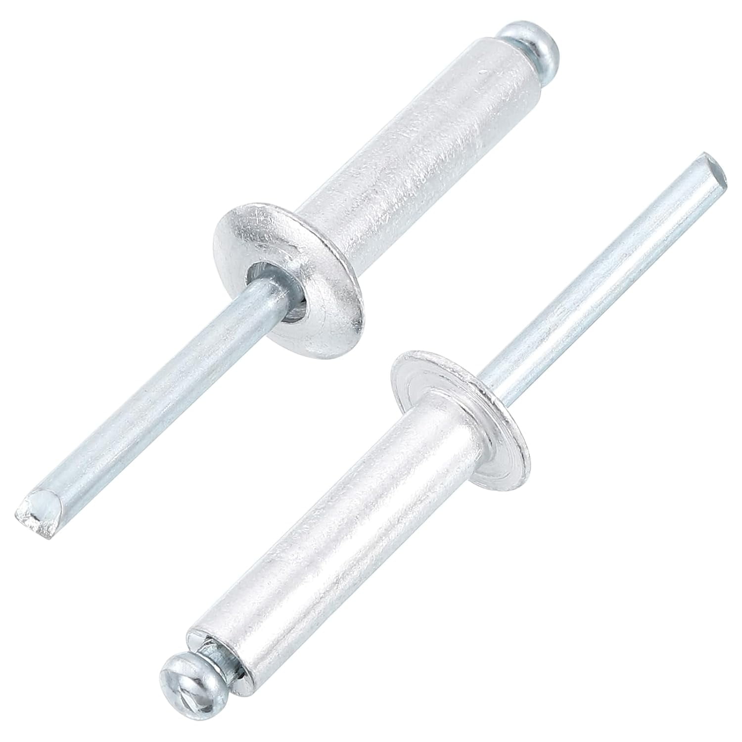 CERPXFF-25Pcs 1/4"x1" Aluminum Blind Rivets, Aluminum Grip and Steel ...