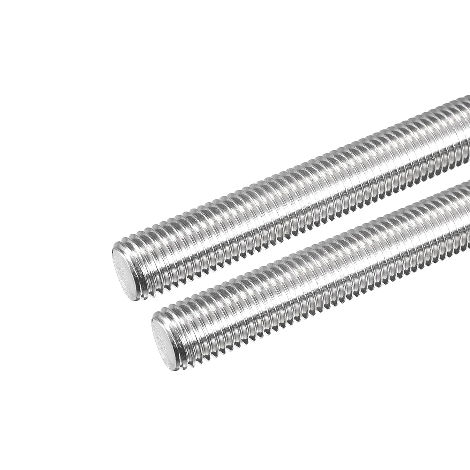 CERPXFF-2Pcs M12-1.75 x 400mm Length Fully Threaded Rod, 304 Stainless ...