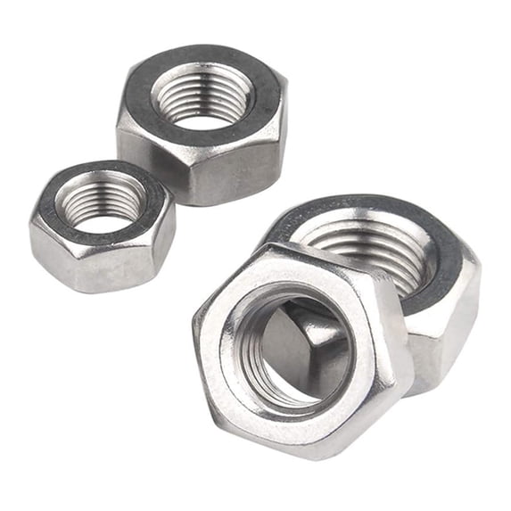 CERPXFF-2Pcs M24 Hexagon Head Lock Nuts 304 Stainless Steel Metric ...