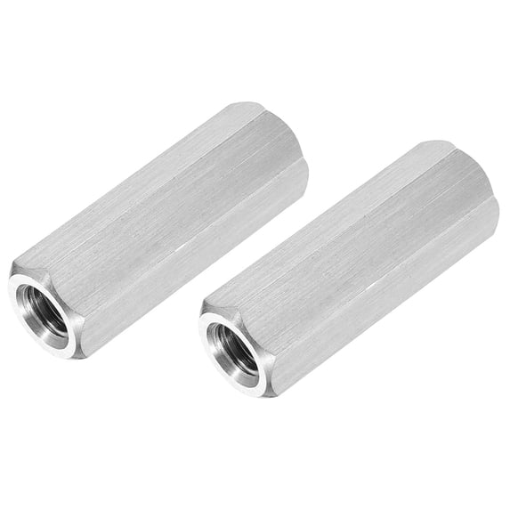 CERPXFF-2Pcs UNC 5/16"-18 Coupling Nuts, 40mm Length 304 Stainless ...