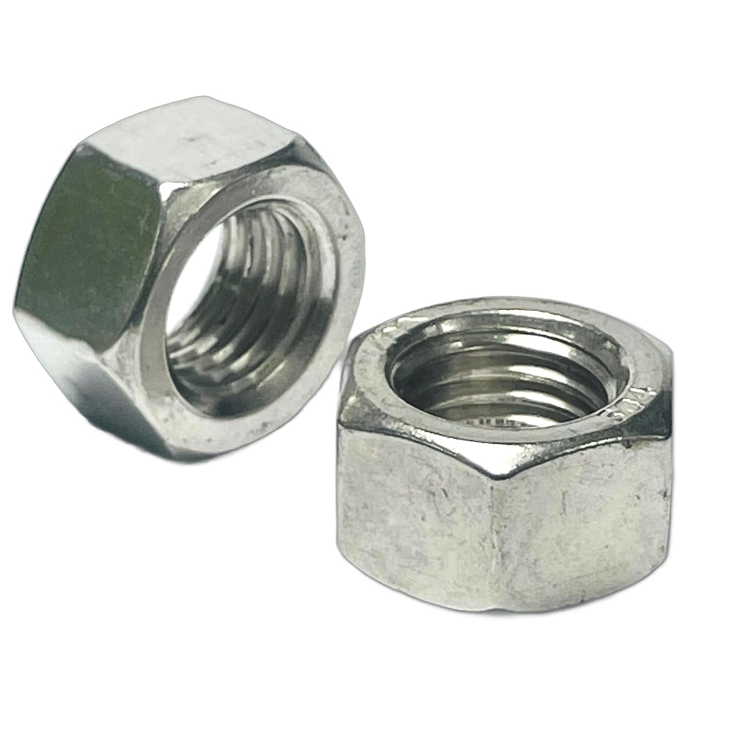 CERPXFF-2pcs 1"-8 Hex Nuts,1 inch 304 Stainless Steel Hex Nut Fasteners ...