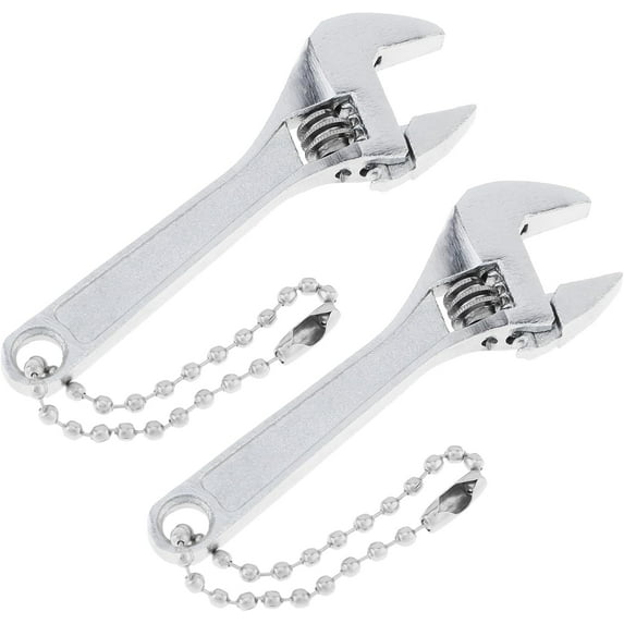 CERPXFF-2pcs Mini Adjustable Spanner/Wrench, Tiny Small Spanner with ...