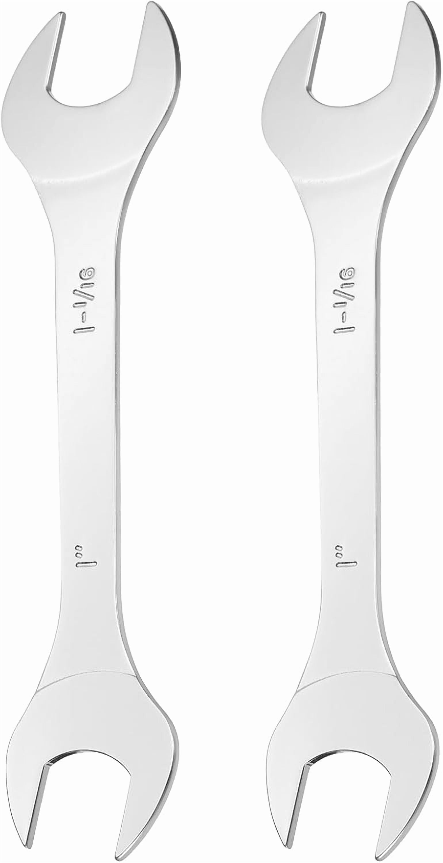 CERPXFF-2pcs Thin Open End Wrenches SAE, 1x1 1/16 Inches, Slim Wrench ...