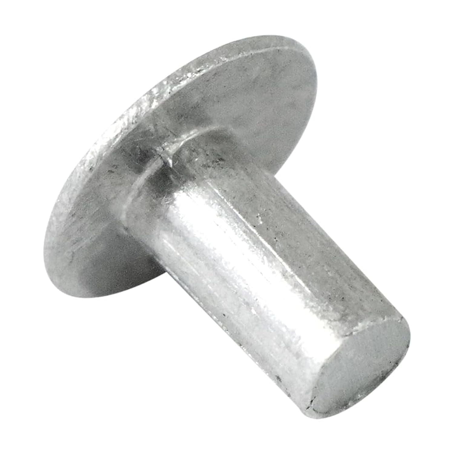 CERPXFF-3/16" Diameter X 3/8" Length Brazier Head Solid Aluminum Rivets ...