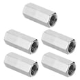 CERPXFF-3/4"-10 UNC Hex Coupling Nuts, 5Pcs 2.24" Long Fully Threaded ...
