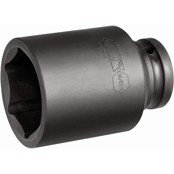 CERPXFF-3/4 Inch Drive 1-13/16 Inch Deep Impact Socket, Made with Heat ...