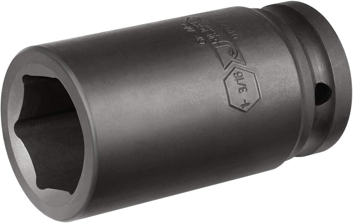 CERPXFF-3/4 Inch Drive 1-3/16 Inch Deep Impact Socket, Made with Heat ...