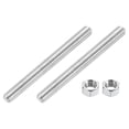 CERPXFF-3/8"-16 Fully All Threaded Rod, 2 Pcs 304 Stainless Steel Long ...
