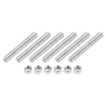 CERPXFF-3/8"-16 Fully All Threaded Rod, 6 Pcs 304 Stainless Steel Long ...