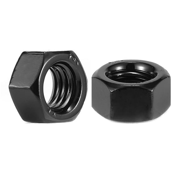 CERPXFF-3/8-16 Hex Nuts 50Pcs 304 Stainless Steel 18-8, Full Thread ...