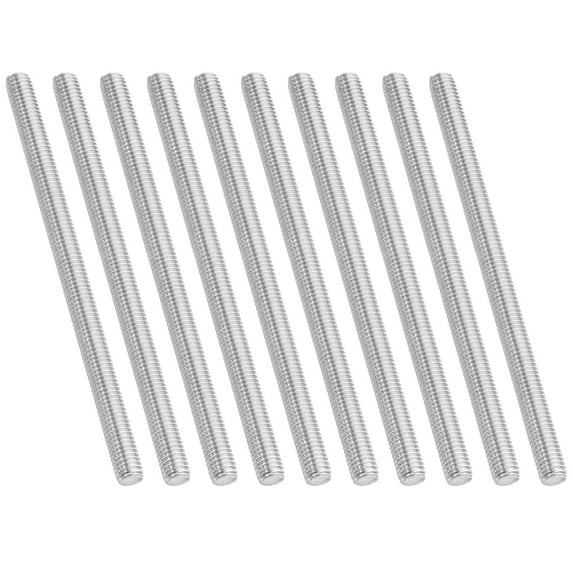 CERPXFF-3/8"-16 UNC 304 Stainless Steel Fully Threaded Rod, 10Pcs 5.9 ...