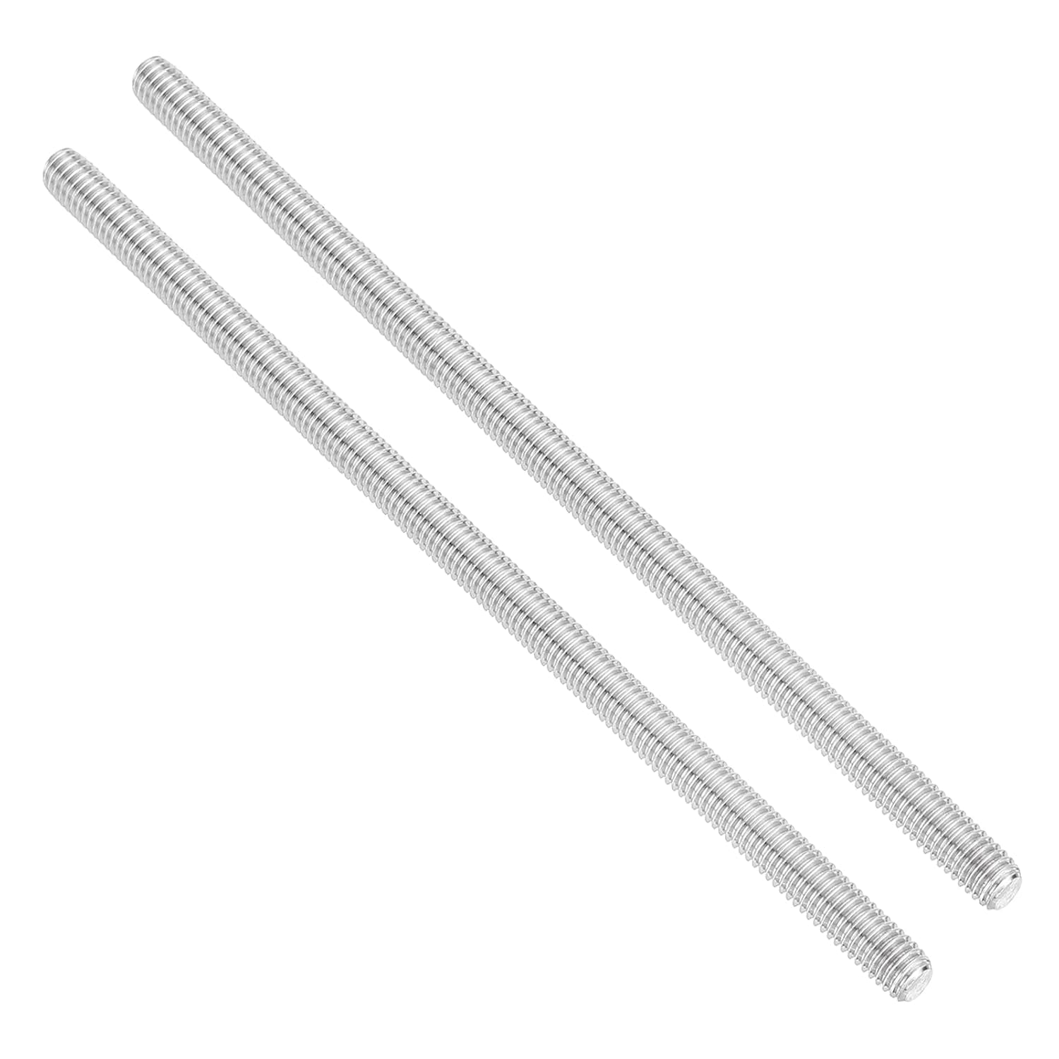 CERPXFF-3/8"-16 UNC 304 Stainless Steel Fully Threaded Rod, 2Pcs 7.9 ...
