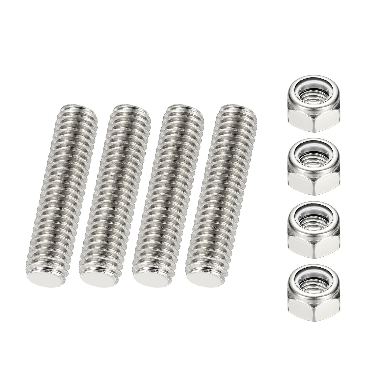 CERPXFF-3/8"-16 UNC Fully Threaded Rod, 1.57" Length 304 Stainless ...