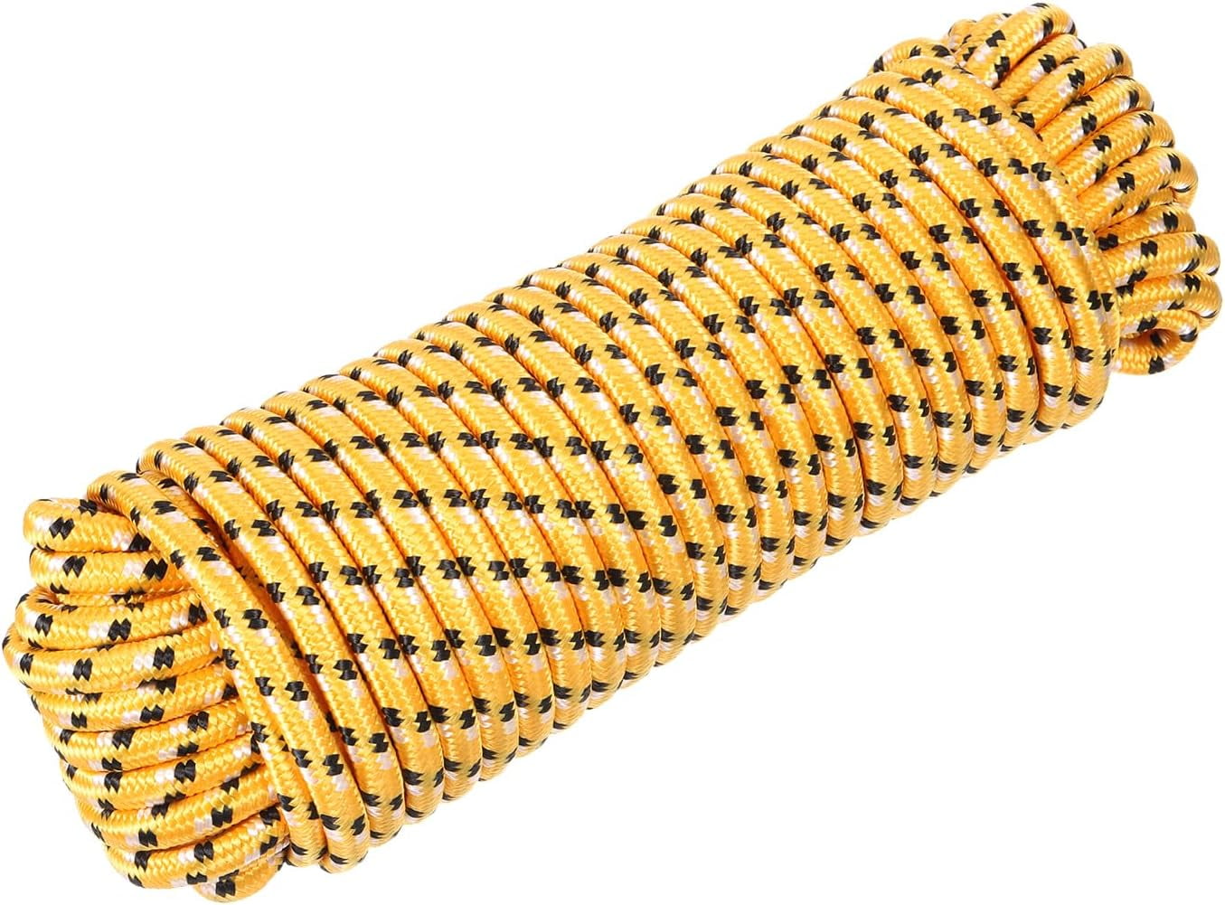 CERPXFF-3/8" 98ft Diamond Braided Ropes Orange Nylon Rope Polypropylene ...