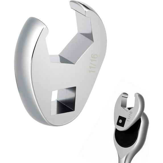 CERPXFF-3/8" Drive Crows Foot Wrench, 11/16" SAE Fractional Crowfoot ...