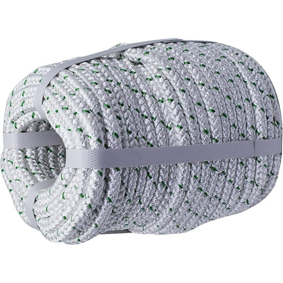 CERPXFF-3/8in x 100ft 4800Lbs Breaking Strength Double Braid Polyester ...