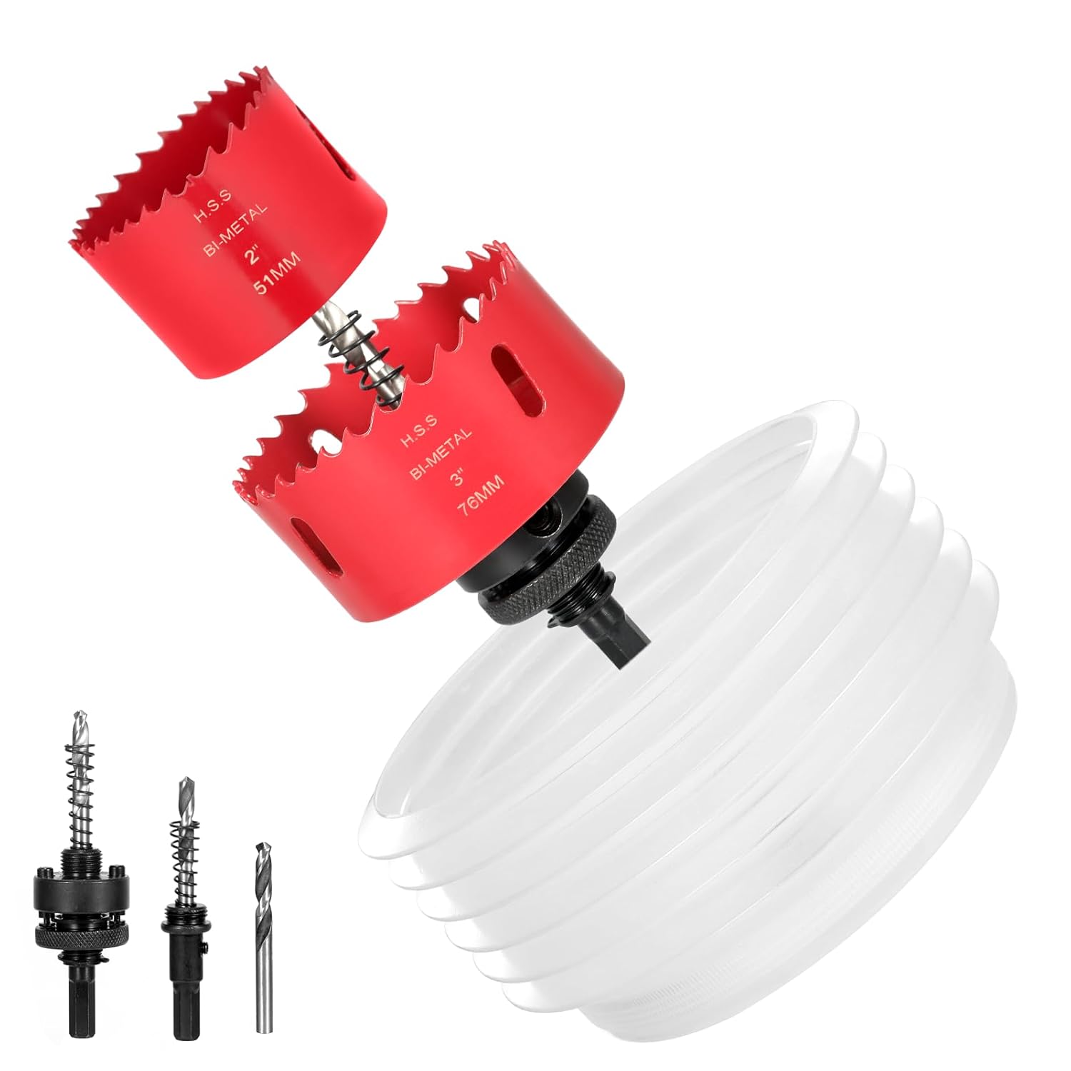 CERPXFF-3-Inch & 2-Inch Hole Saw for Recessed Lights and Can Lights ...