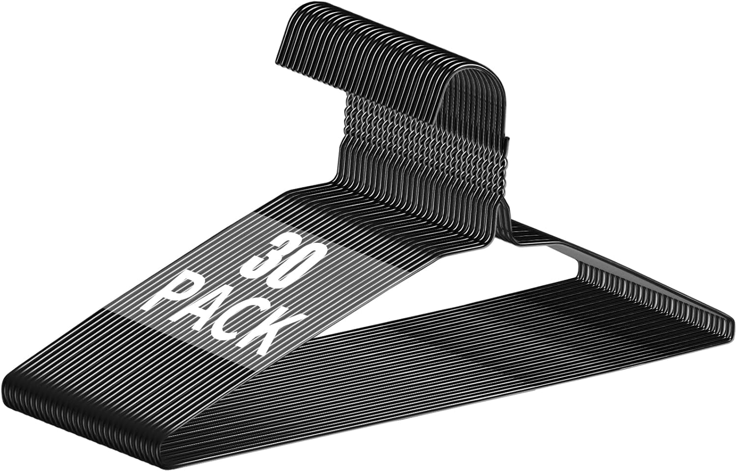 CERPXFF-30 Pack Metal Wire Hanger, 18-inch Clothes Hangers in Bulk ...