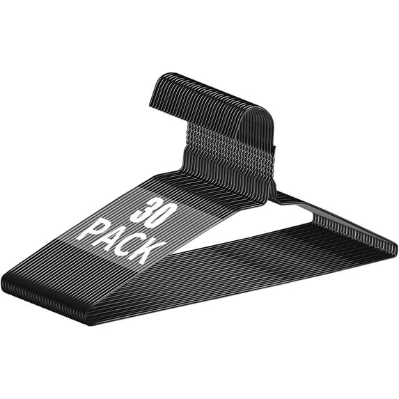 CERPXFF-30 Pack Metal Wire Hanger, 18-inch Clothes Hangers in Bulk ...