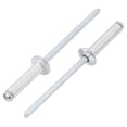 CERPXFF-300Pcs 1/8" x1/2" Aluminum Blind Rivets, Aluminum Grip and ...