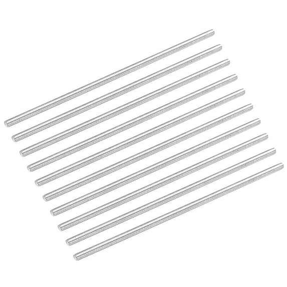 CERPXFF-30Pack Fully Threaded Rod M3 x 100mm 0.5mm Thread Pitch 304 ...