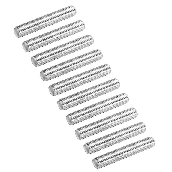 CERPXFF-30Pack Fully Threaded Rod M8 x 45mm 1.25mm Thread Pitch 304 ...