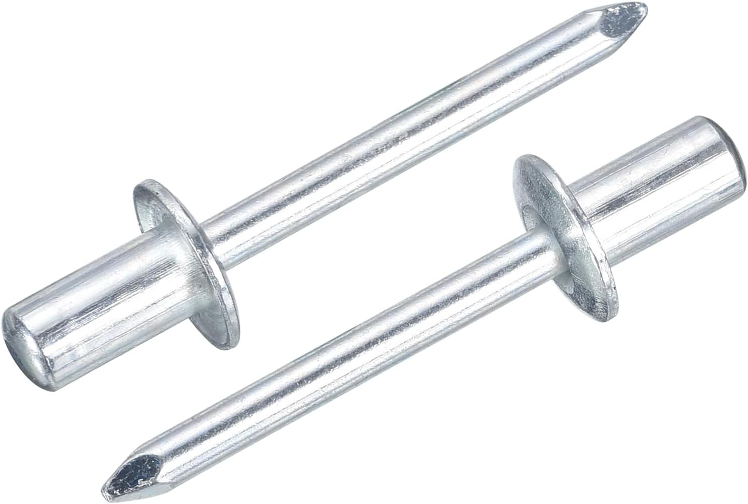 CERPXFF-30Pcs 1/4"x1/2" Round Head Closed End Blind Rivets, Zinc-Plated ...