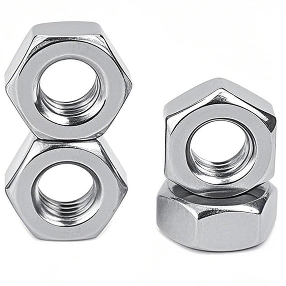 CERPXFF-34pcs M8-1.25mm Hex Nuts, Stainless Steel 304 DIN 934 Metric ...