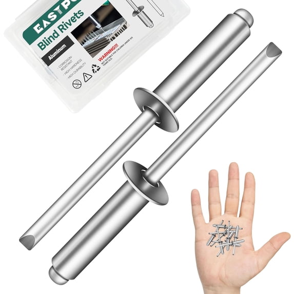 CERPXFF-350 Pcs 5/32" x 1/2" Aluminum Blind Pro Rivets, 4 x 13mm Pop ...