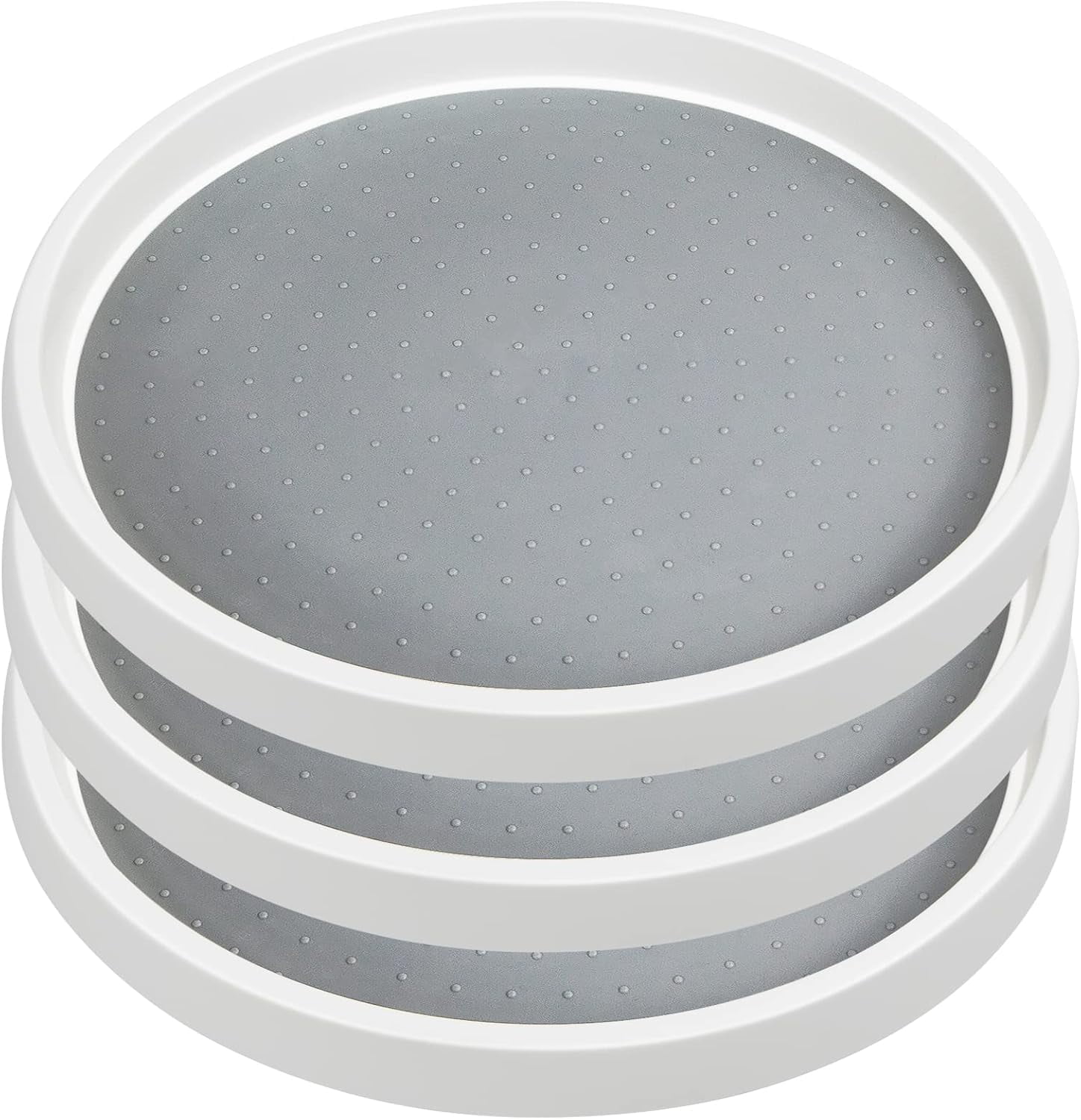 CERPXFF-3Pack Non Skid Lazy Susan Turntable,Single Round Rotating ...