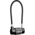 CERPXFF-4 Digit Combination Padlock, Resettable Padlock with Steel ...
