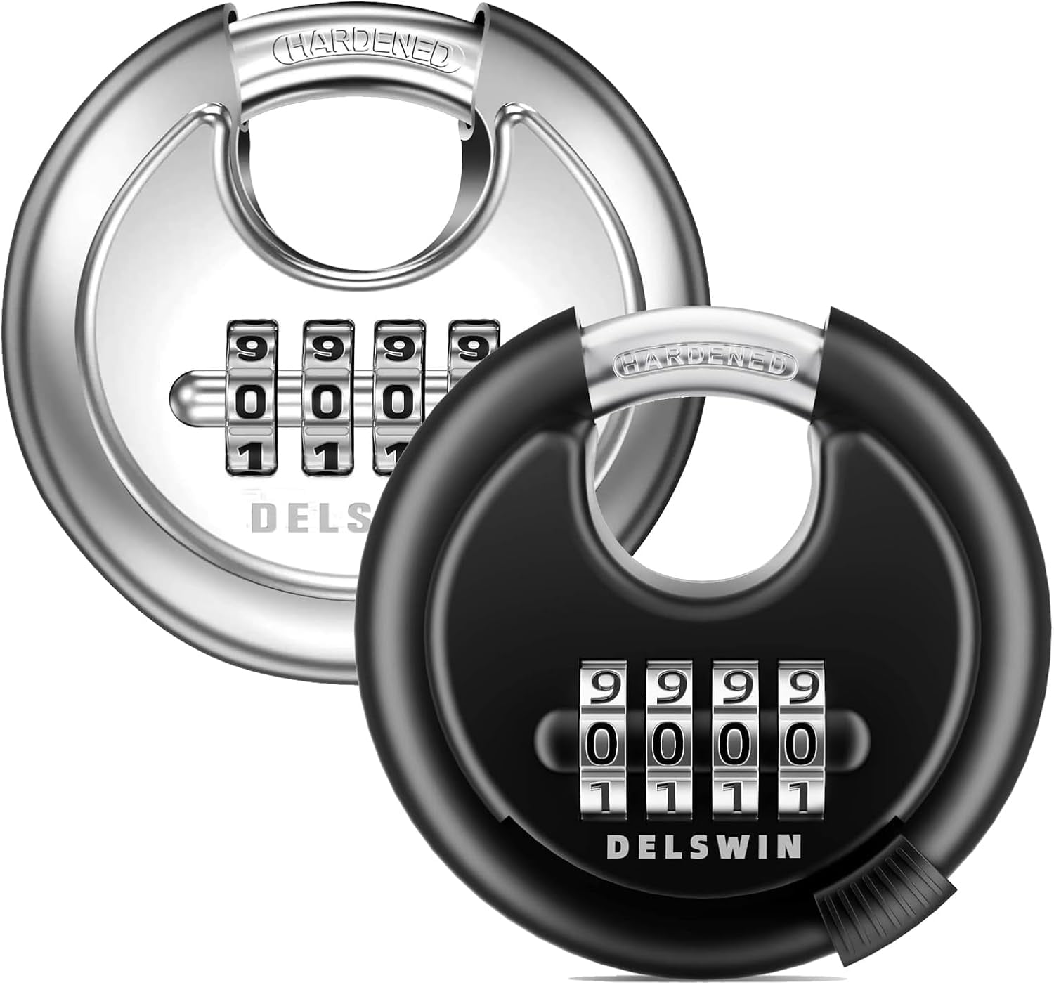 CERPXFF-4-Digit Disc Combination Lock Outdoor - Heavy Duty Combination ...