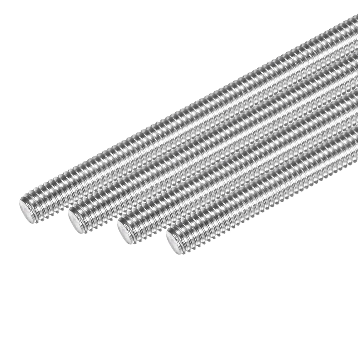 CERPXFF-4-Pack Fully Threaded Rod, M6x100mm 304 Stainless Steel Right ...