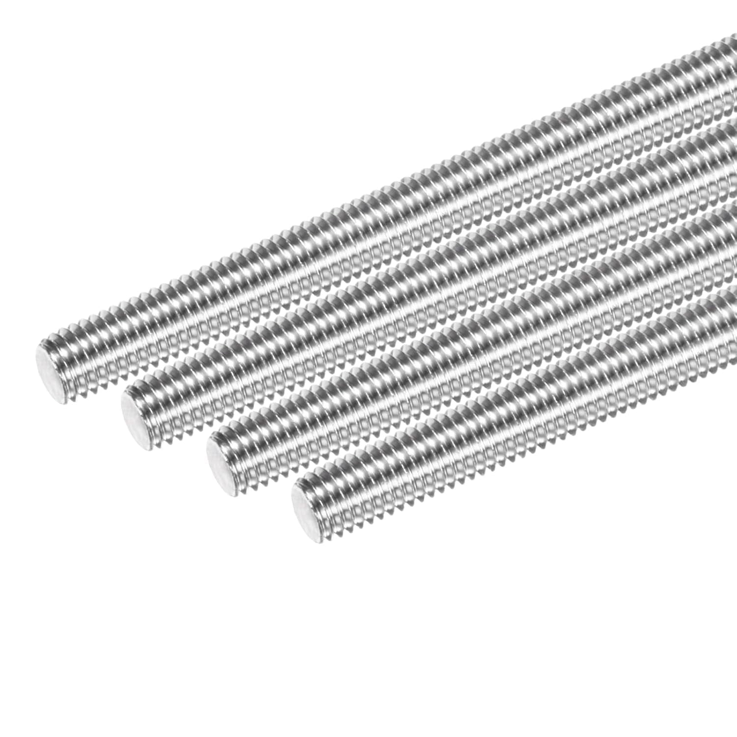 CERPXFF-4-Pack Fully Threaded Rod, M8x120mm 304 Stainless Steel Right ...