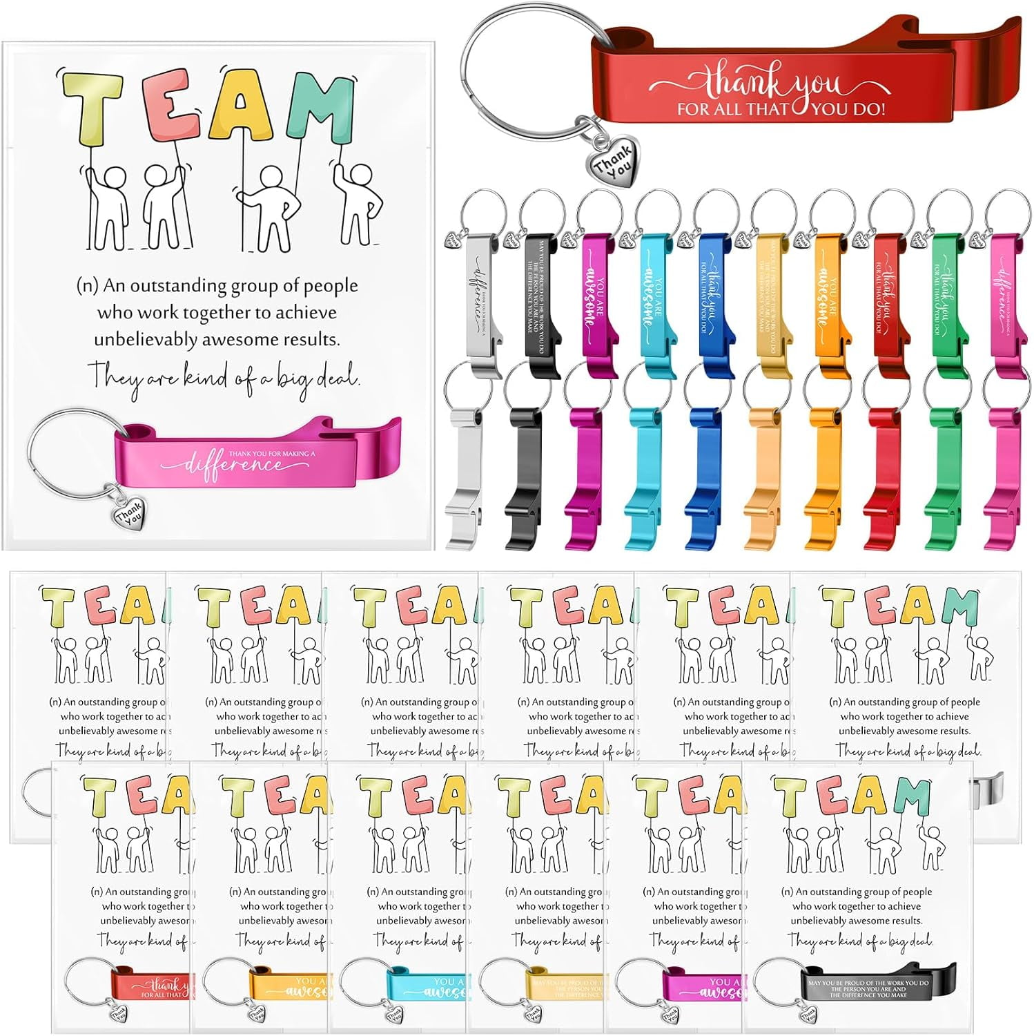 CERPXFF-40 Sets Team Employees Appreciation Gifts Motivational Colored ...