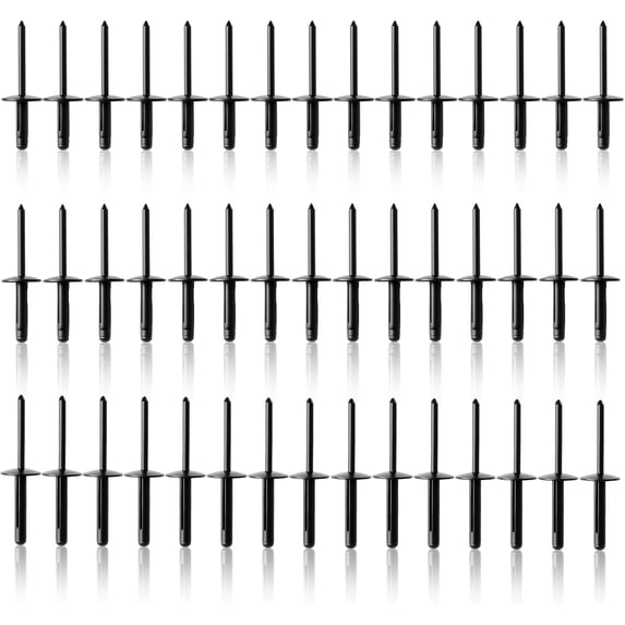 CERPXFF-45PCS Tri-Fold Rivets, 3/16''x 1'' Large Head Tri Grip Pop ...