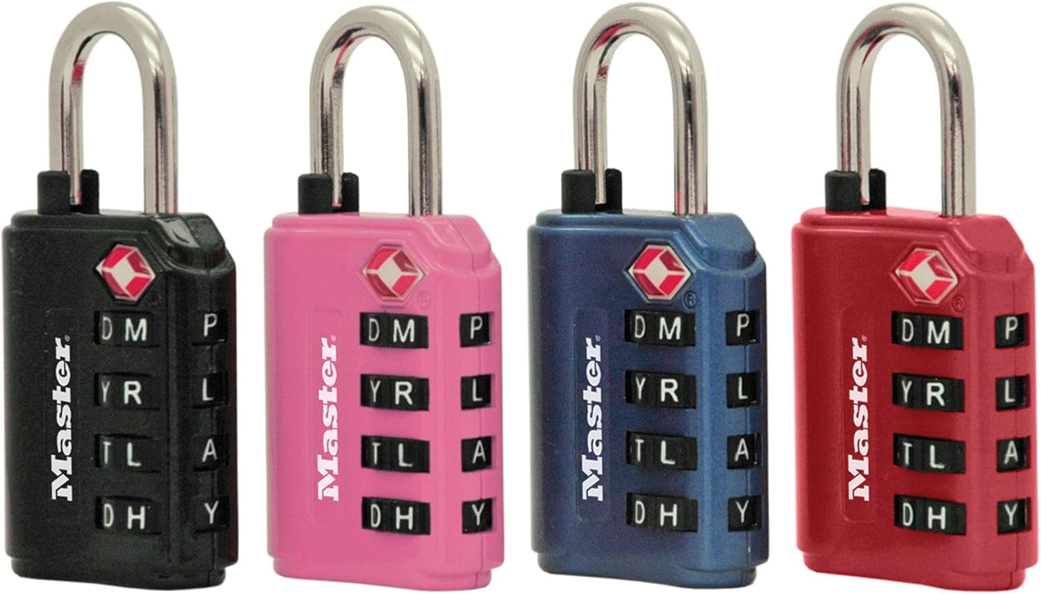 CERPXFF-4691DWD TSA Approved Set Your Own Word Combination Lock,1 Pack ...
