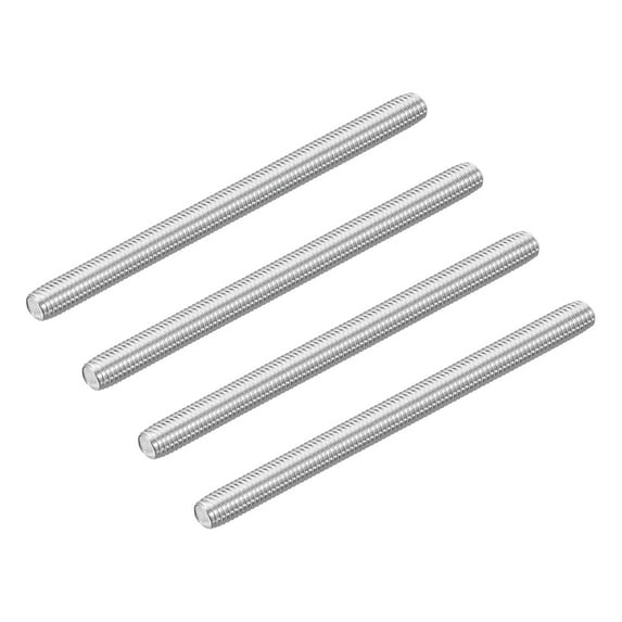CERPXFF-4Pcs M10-1.5x140mm Fully Threaded Rods, Threaded Rods Bar Studs ...