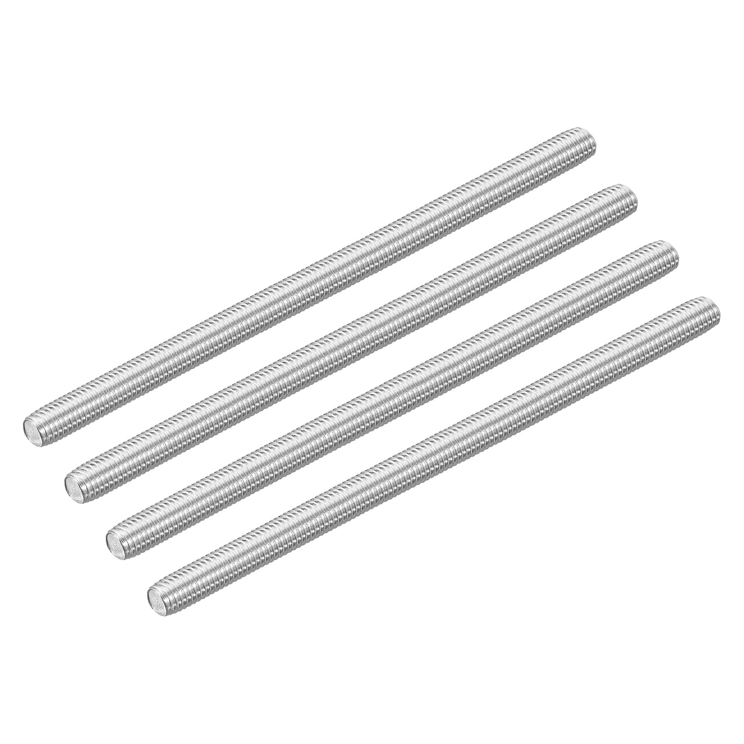 CERPXFF-4Pcs M10-1.5x180mm Fully Threaded Rods, Threaded Rods Bar Studs ...