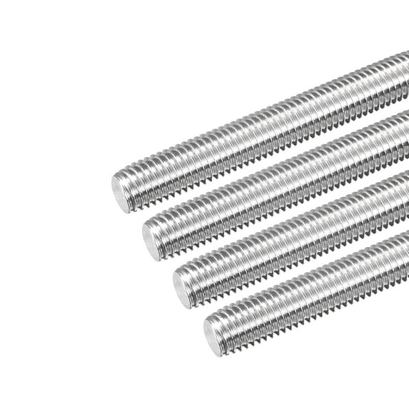 CERPXFF-4Pcs M12-1.75 x 100mm Length Fully Threaded Rod, 304 Stainless ...