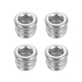 CERPXFF-4Pcs Threaded Inserts Nuts, M6x10mm Hex Socket Drive Nut ...