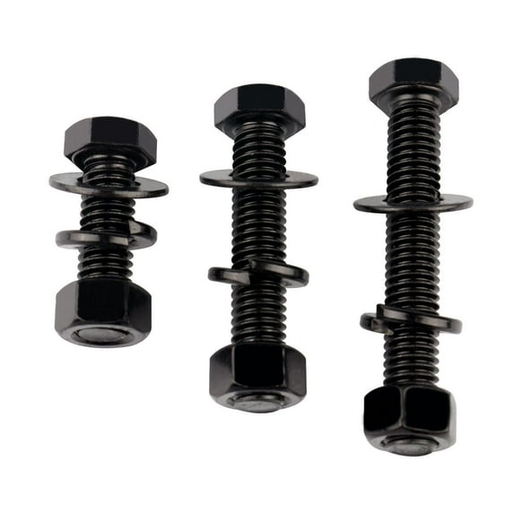 CERPXFF-4Sets 3/8-16 x 2-1/2" Hex Head Bolts Screws with Hex Nuts and ...