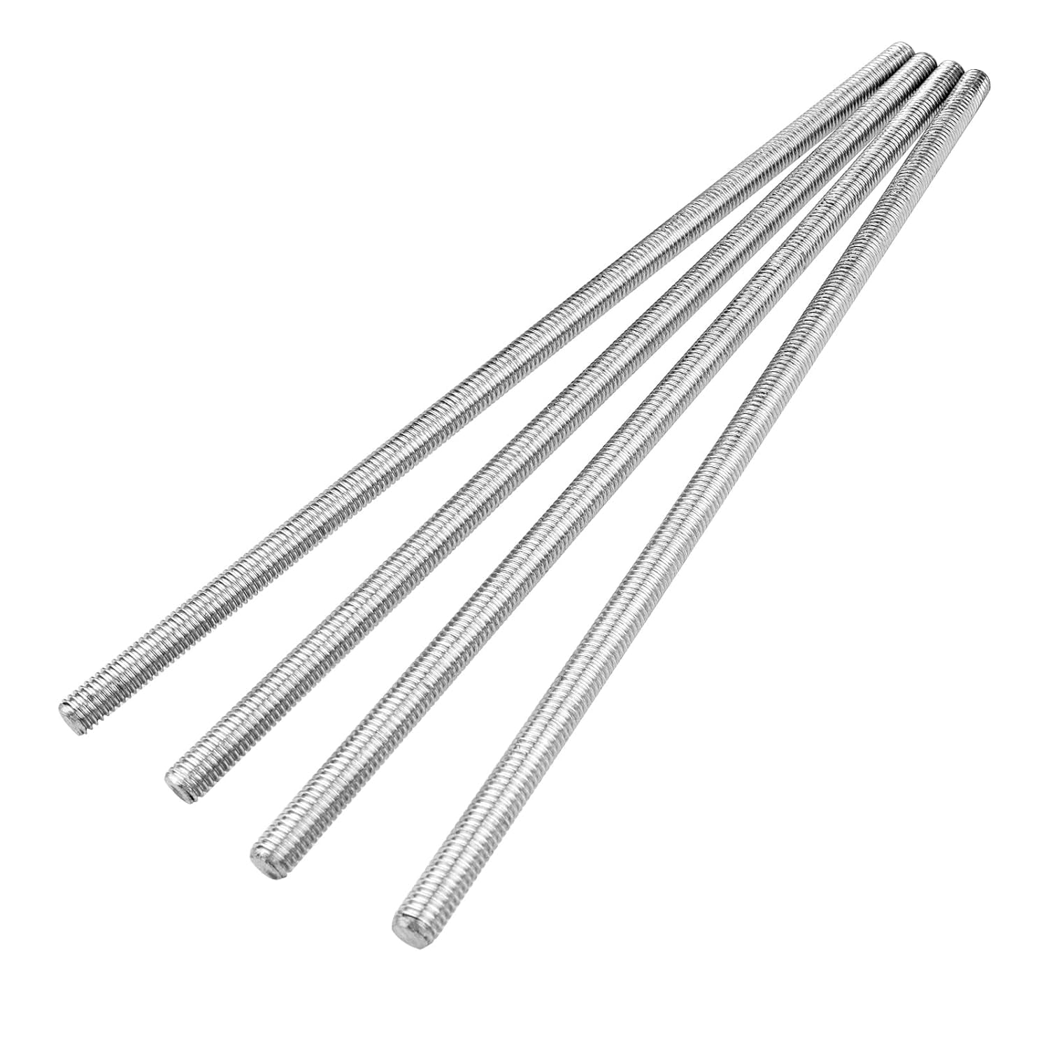 CERPXFF-4pcs 5/16"-18 Fully Threaded Rod, 304 Stainless Steel Long ...