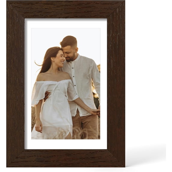 CERPXFF-4x6 Picture Frame - 4 x 6 Photo Frame Made of Solid Oak Wood ...